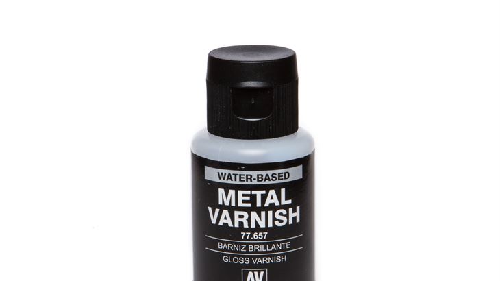 Лак Vallejo Gloss Metal Varnish
